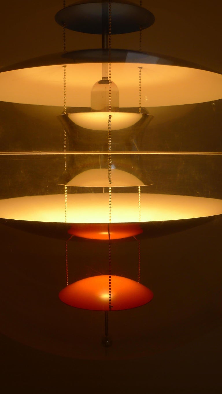 Verner Panton VP Globe Lamp, Original Production, 1960s at 1stDibs