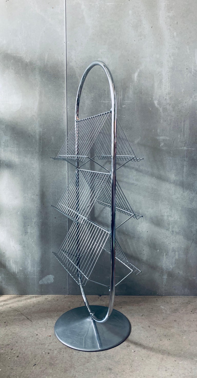 Verner Panton VP-Rack Display Rack News Rack by Fritz Hansen, Denmark ...