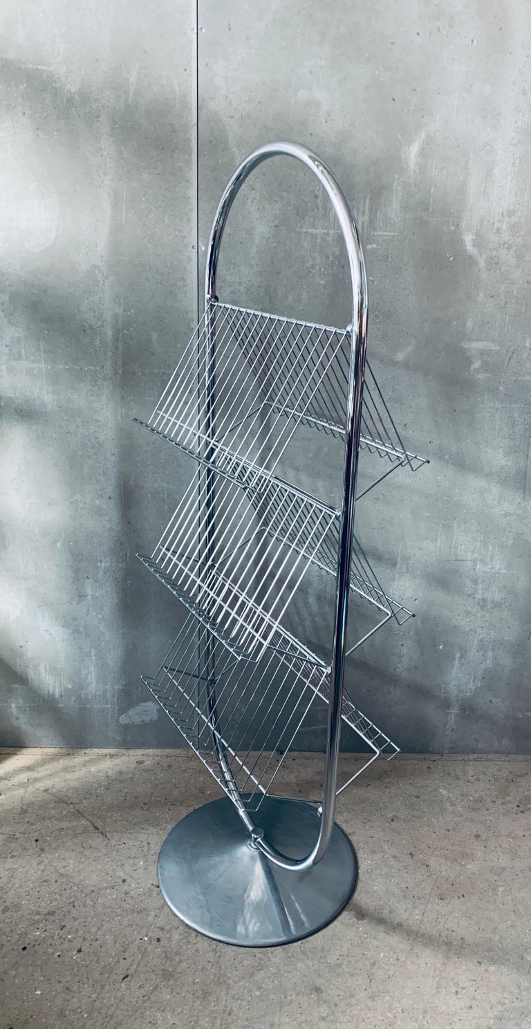 Verner Panton VP-Rack Display Rack News Rack by Fritz Hansen, Denmark ...