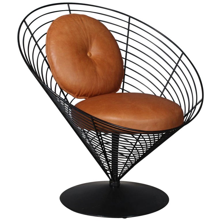 Verner Panton, Wire Cone Chair at 1stDibs