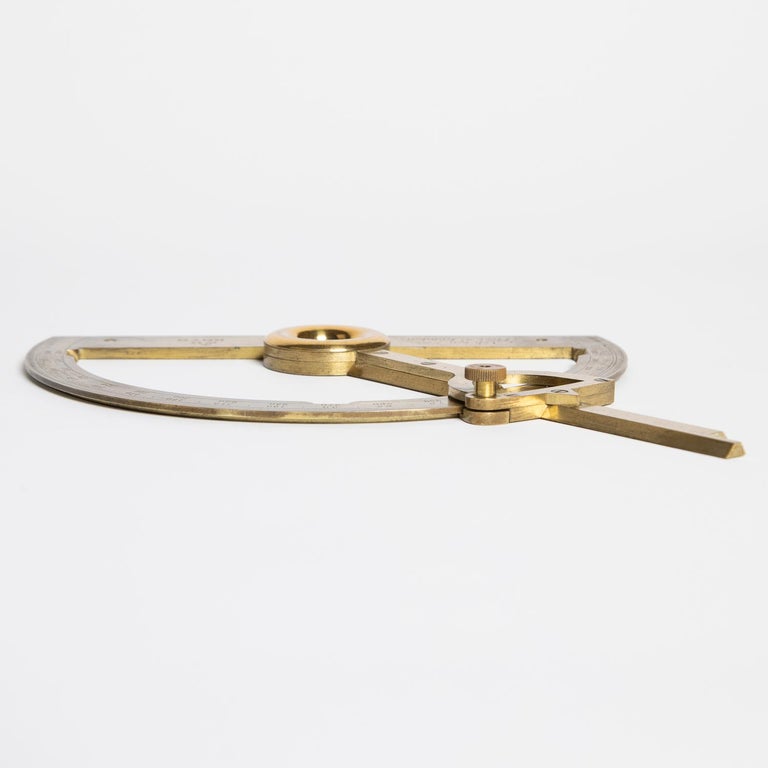 Vernier Protractor by Newton and Co of London For Sale at 1stDibs