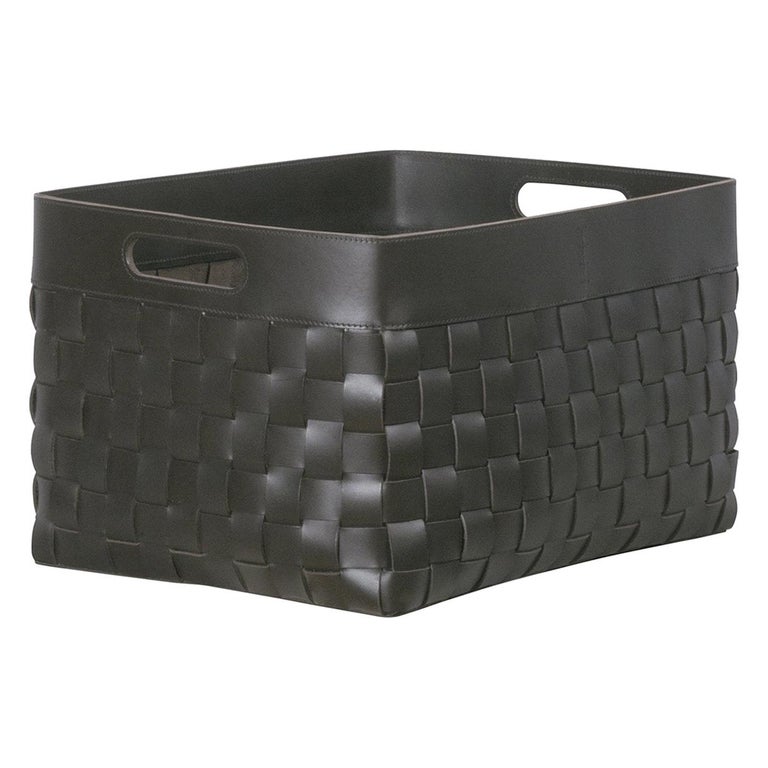 Verona Small Rectangular Storage Basket For Sale at 1stDibs