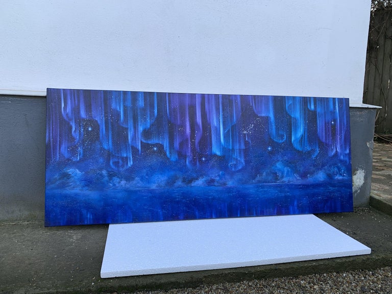 Veronica Vilsan - Aurora 2, Painting, Oil on Canvas For Sale at 1stDibs