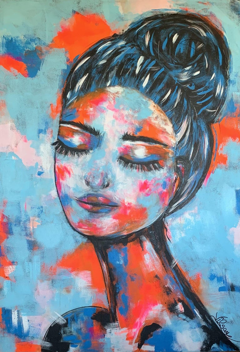 Veronica Vilsan - Colors of the Heart, Painting, Acrylic on Canvas For ...