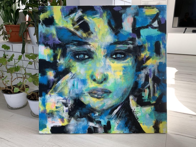 Veronica Vilsan - Feminism, Painting, Acrylic on Canvas For Sale at 1stDibs