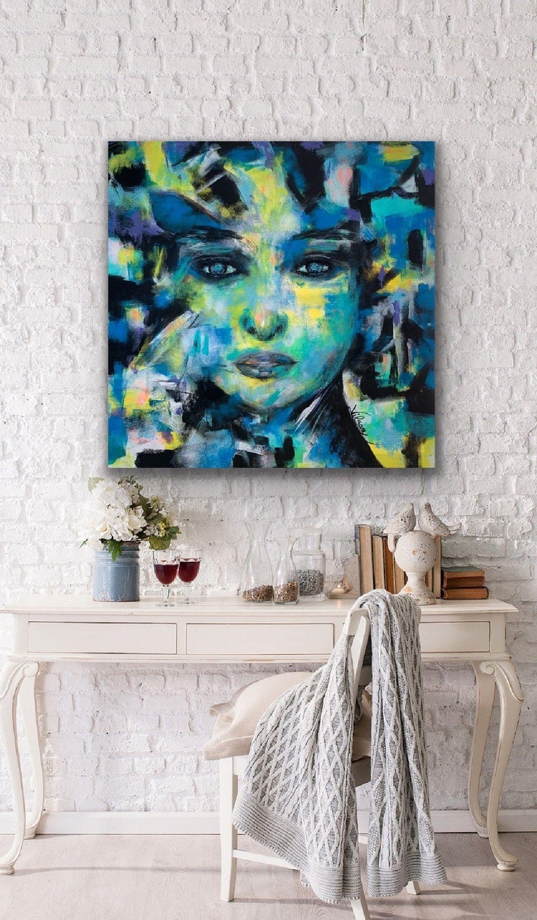 Veronica Vilsan - Feminism, Painting, Acrylic on Canvas For Sale at 1stDibs