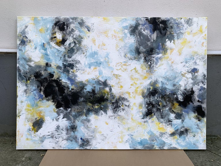 Veronica Vilsan - Go with the Flow 2, Painting, Acrylic on Canvas For ...