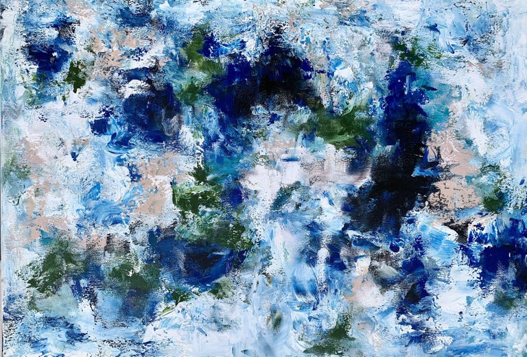 Veronica Vilsan - Go with the Flow 3, Painting, Acrylic on Canvas For ...