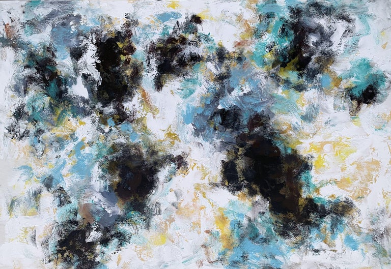 Veronica Vilsan - Go with the Flow 4, Painting, Acrylic on Canvas For ...