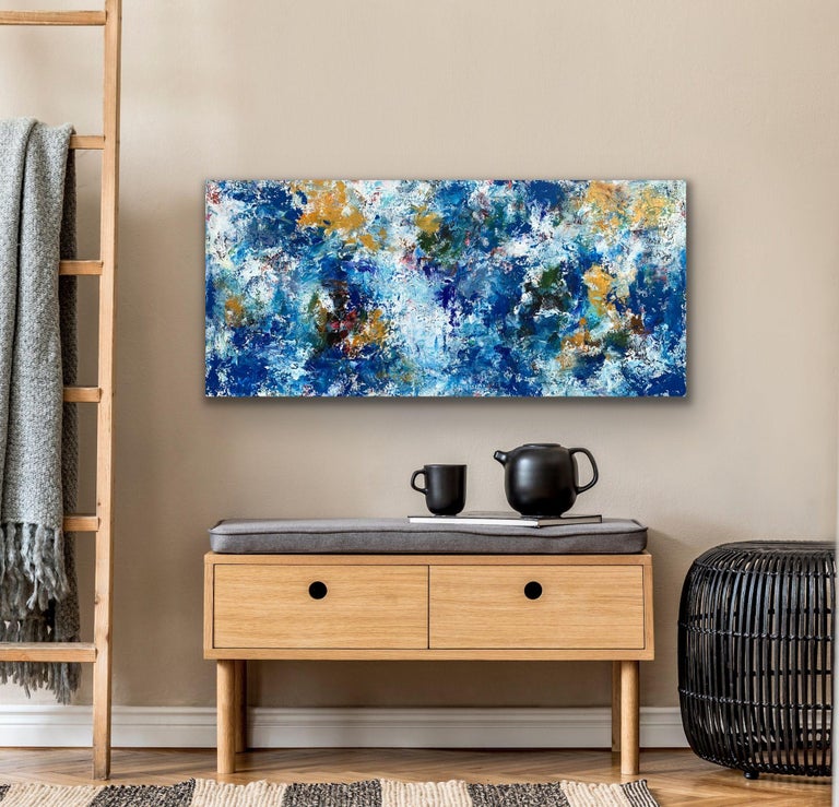 Veronica Vilsan - Go with the Flow 6, Painting, Acrylic on Canvas For ...