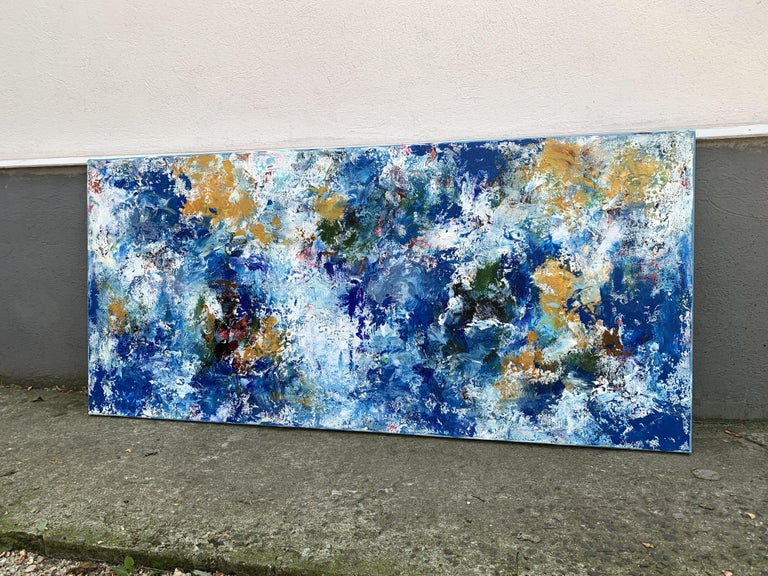 Veronica Vilsan - Go with the Flow 6, Painting, Acrylic on Canvas For ...