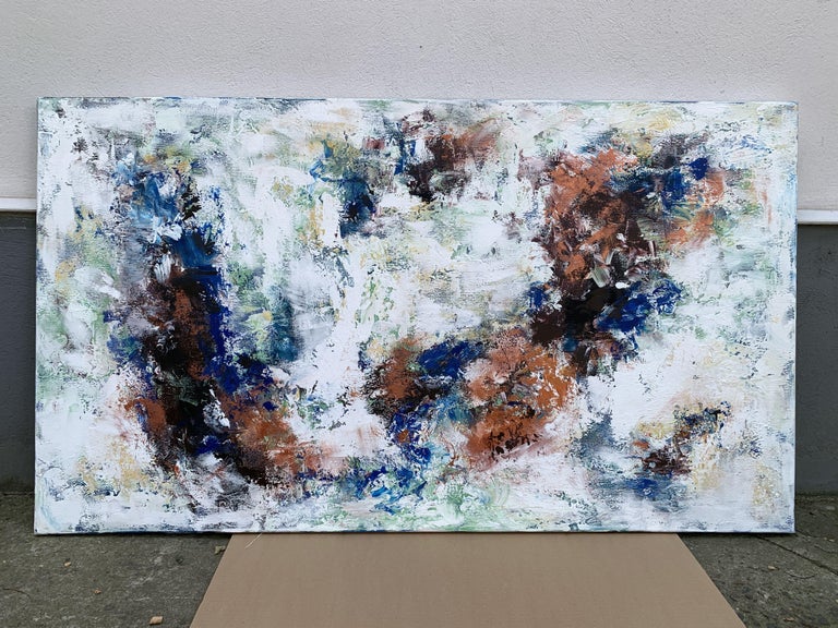 Veronica Vilsan - Go with the Flow, Painting, Acrylic on Canvas For ...