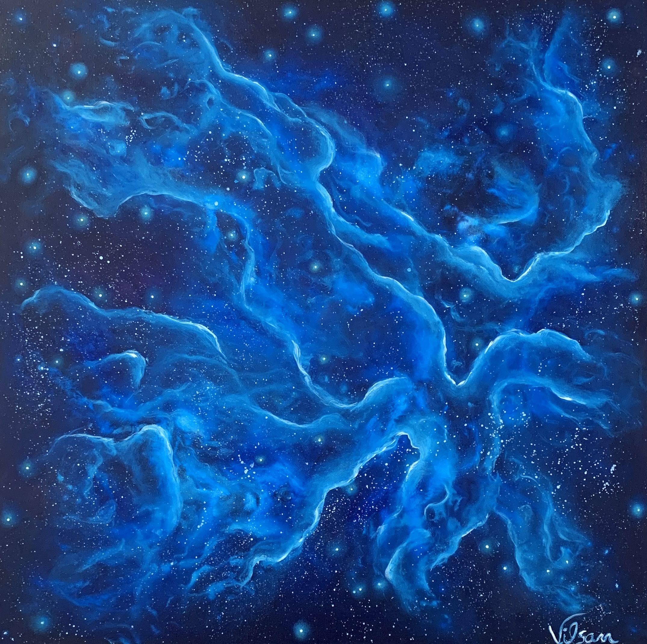 Veronica Vilsan - Interstellar 15, Painting, Oil on Canvas For Sale at ...