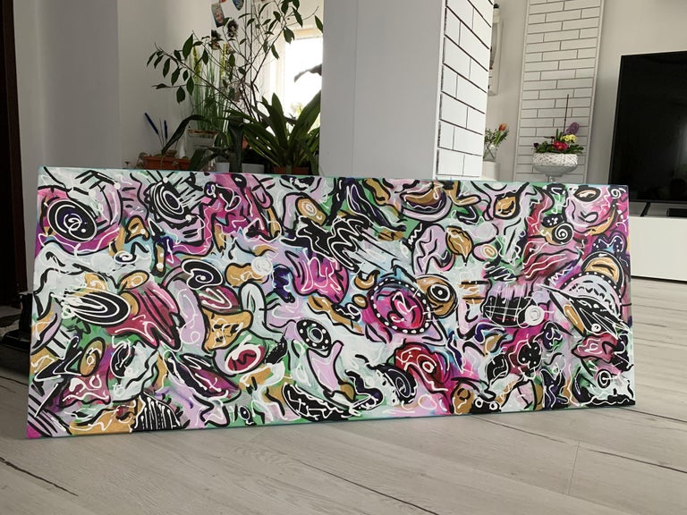 Veronica Vilsan - Life in Colors 71, Painting, Acrylic on Canvas For ...
