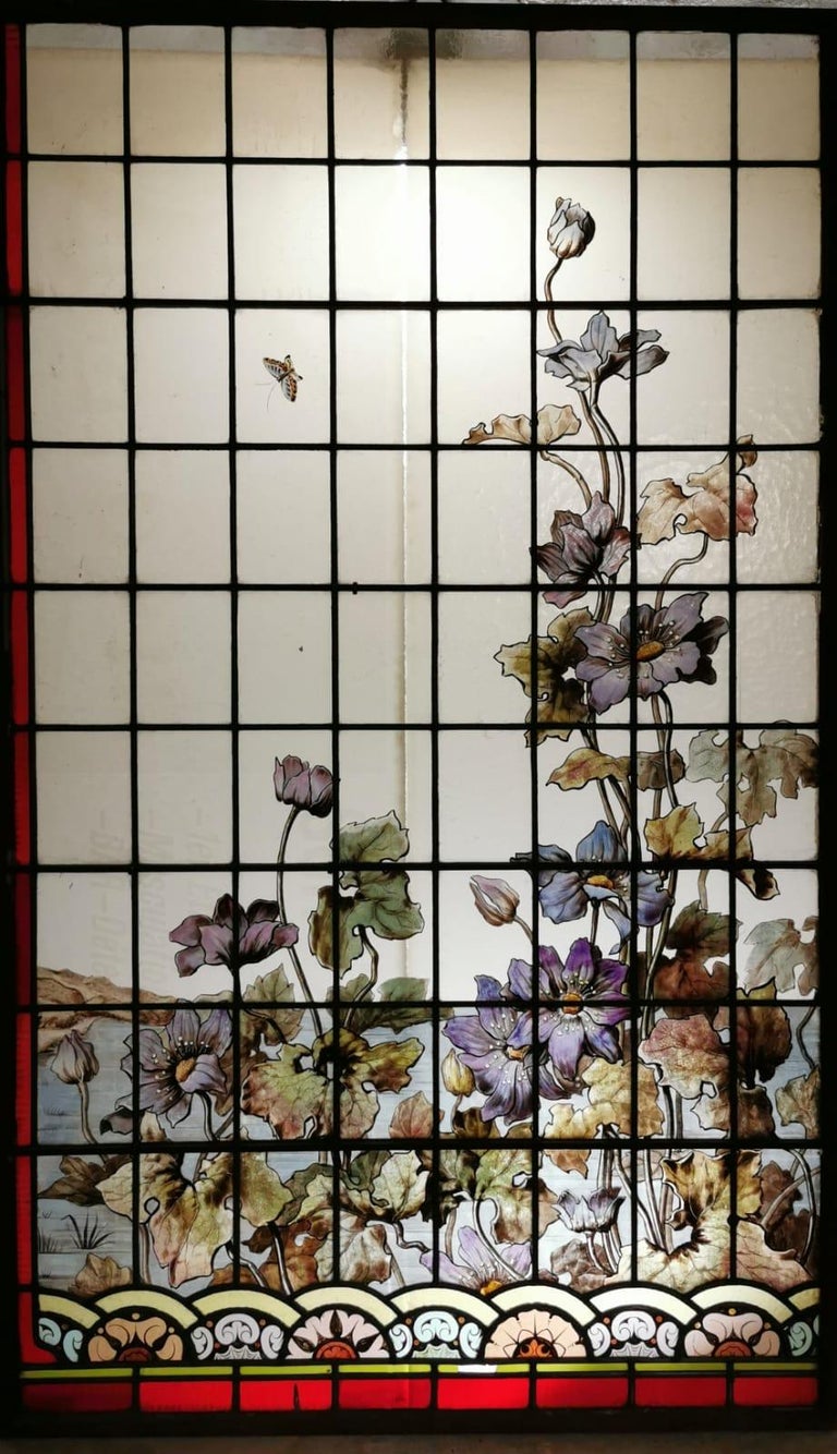 Verriere De Stained Glass End 19 Eme Champigneulle 560 Cm by 250 Cm ...