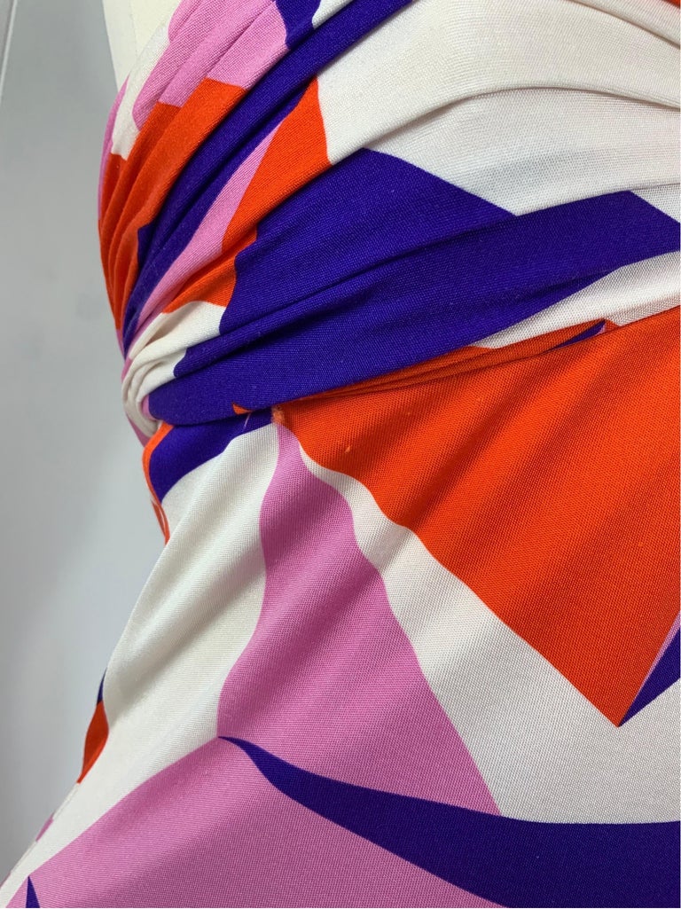 Versace 2000 print night Dress For Sale at 1stDibs