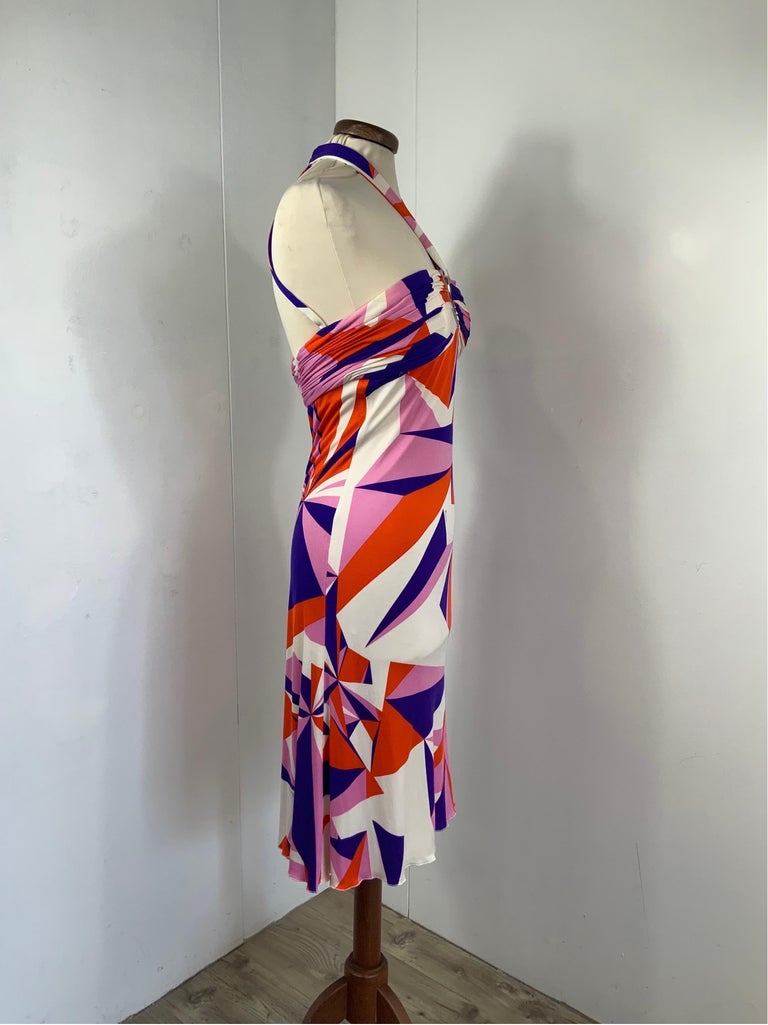 Versace 2000 print night Dress For Sale at 1stDibs