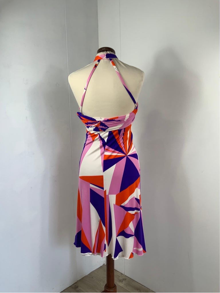 Versace 2000 print night Dress For Sale at 1stDibs