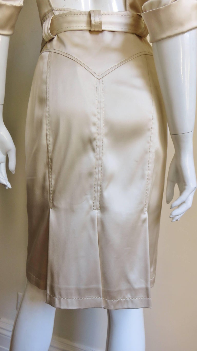 Versace SS 2005 Madonna Ad Campaign Backless Silk Dress For Sale at ...