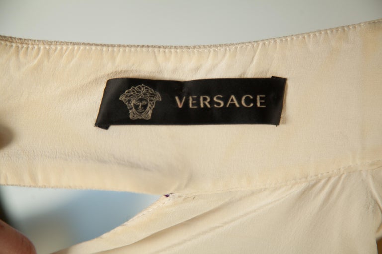 Versace, Baroque Tulip Dress with Gilded Medusa Buttons, 2011 For Sale ...