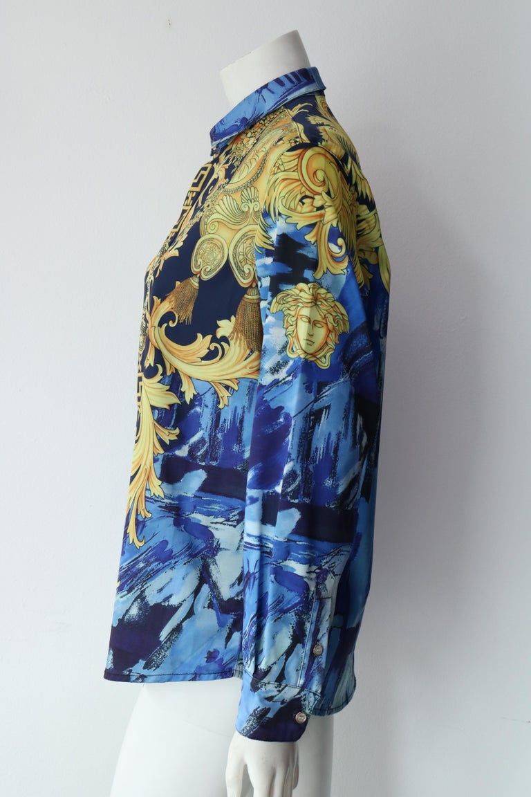 Versace Blouse For Sale at 1stDibs | blouse versace