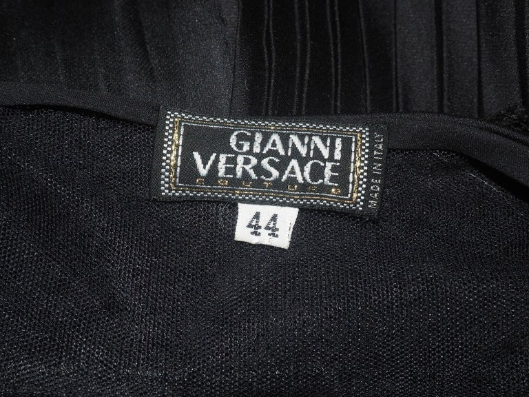 Versace by Donatella FW 2000 RUNWAY Pleated Halter Dress For Sale at ...