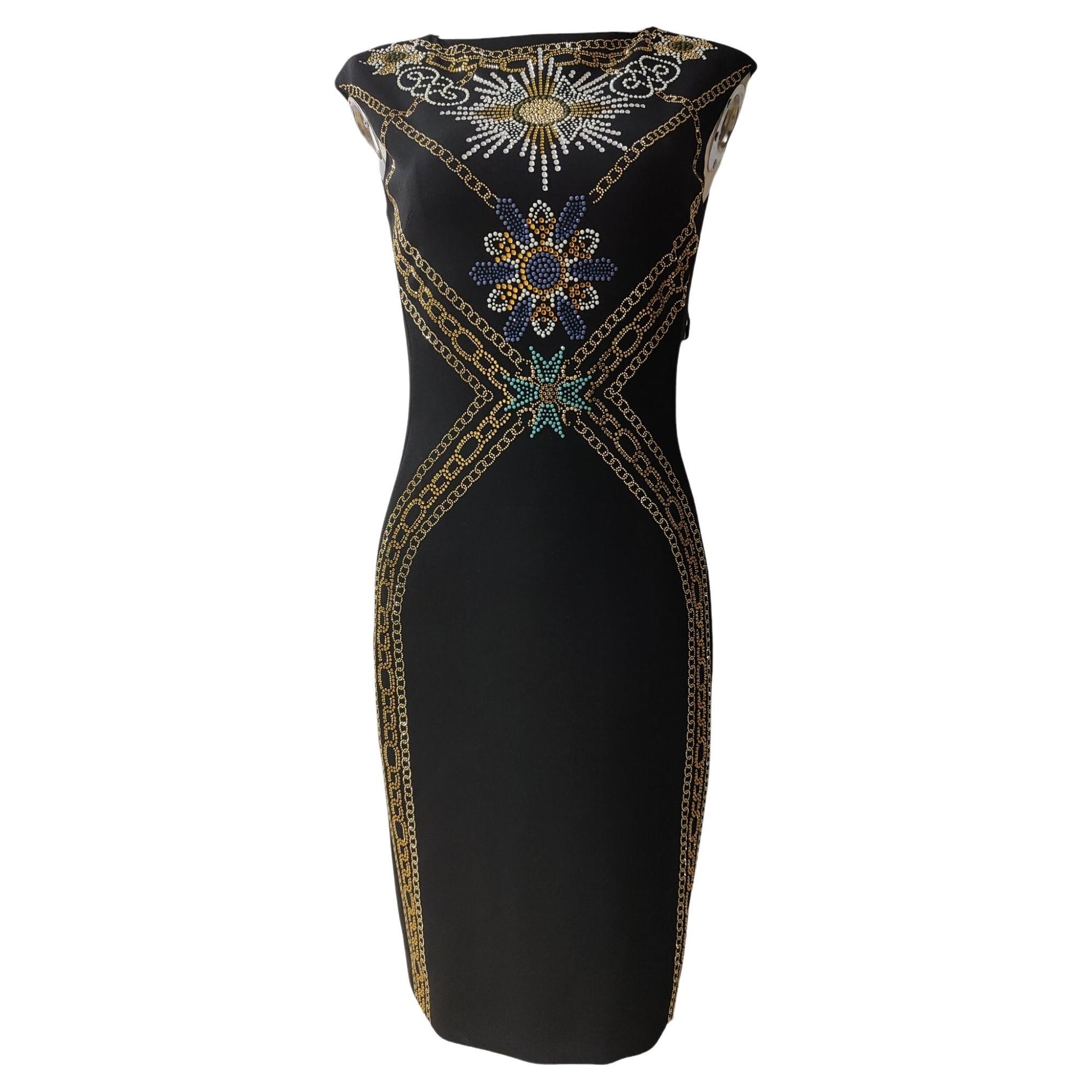 2000 Gianni Versace J. Lo Silk Jungle Dress at 1stDibs