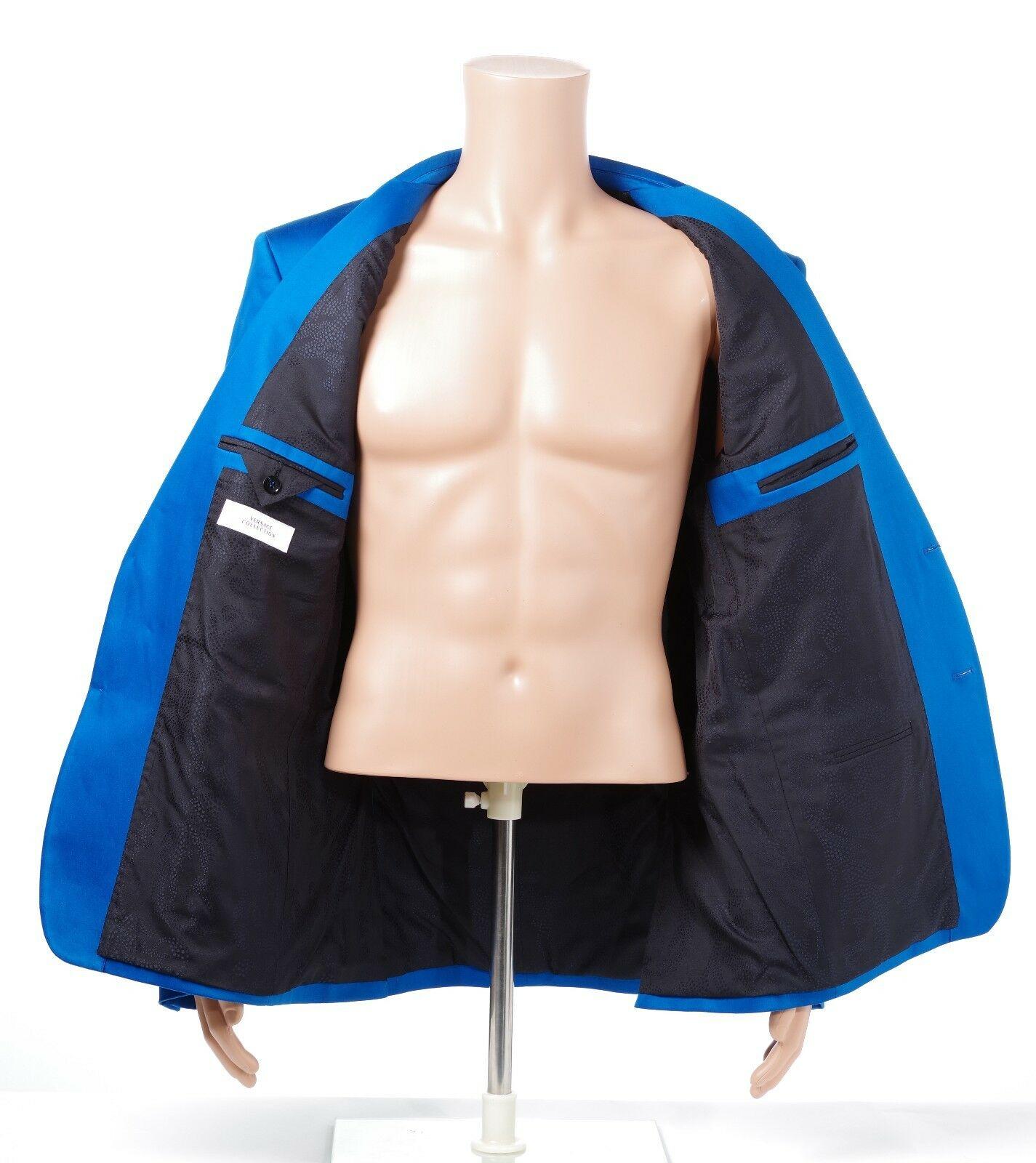 VERSACE COLLECTION BLUE SUIT as Seen On JUSTIN 56 46 For Sale At
