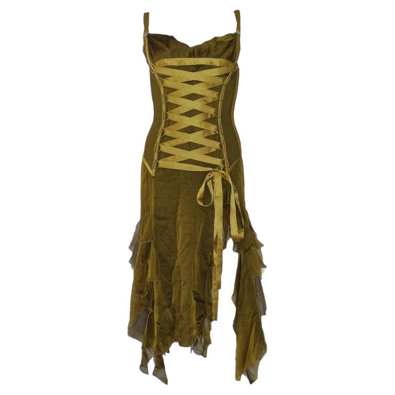 Versace dress worn by Beyonce and Christina, Fall 2003 For Sale at 1stDibs