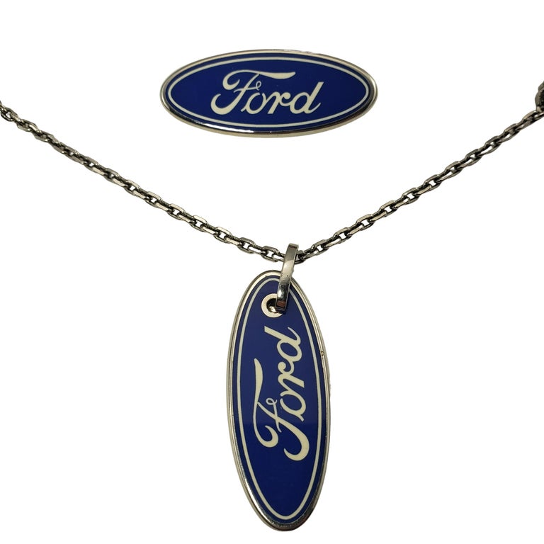Versace Ford Necklace and Pin For Sale at 1stDibs