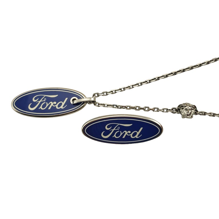 Versace Ford Necklace and Pin For Sale at 1stDibs