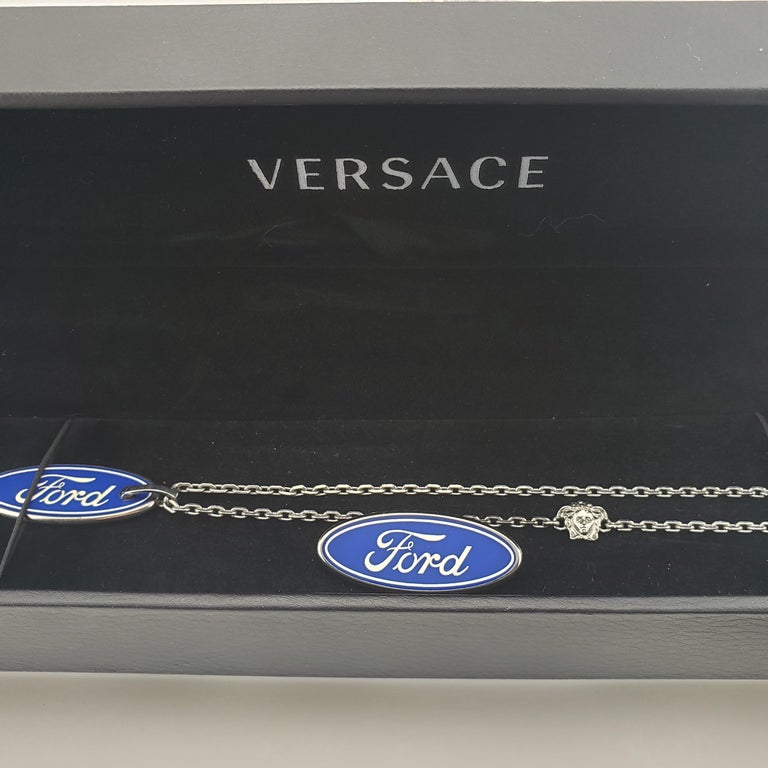 Versace Ford Necklace and Pin For Sale at 1stDibs