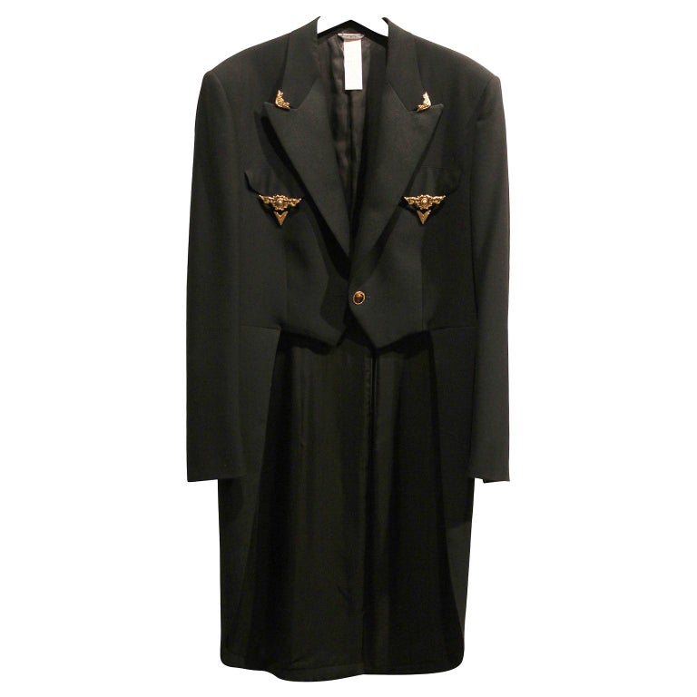 Versace Formal Tux Tail Jacket at 1stDibs