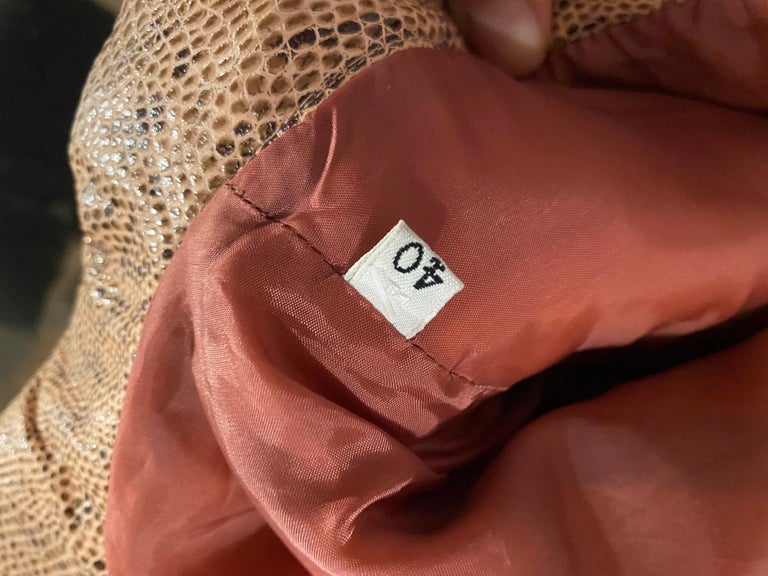 Versace FW 2000 RUNWAY and AD CAMPAIGN Wool and Snakeskin Jacket For ...