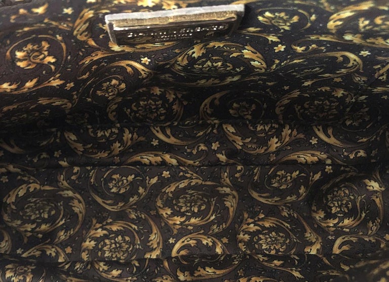 VERSACE GOLDEN QUILTED VANITAS Bag at 1stDibs