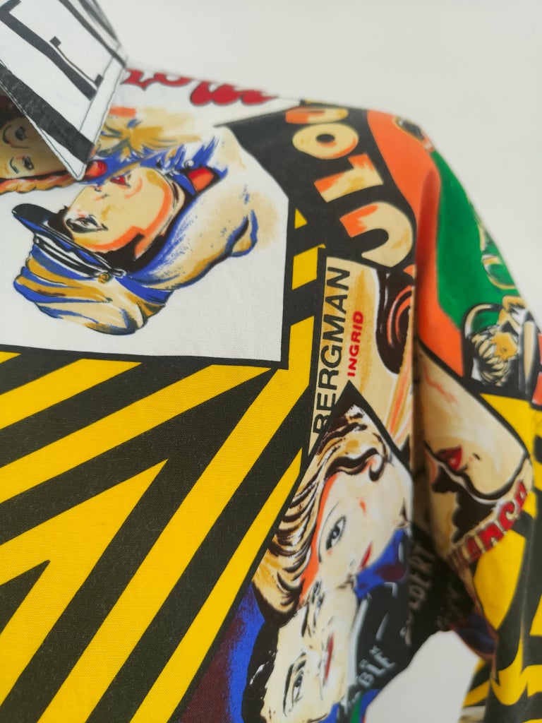 Versace iconic multicoloured cotton shirt at 1stDibs