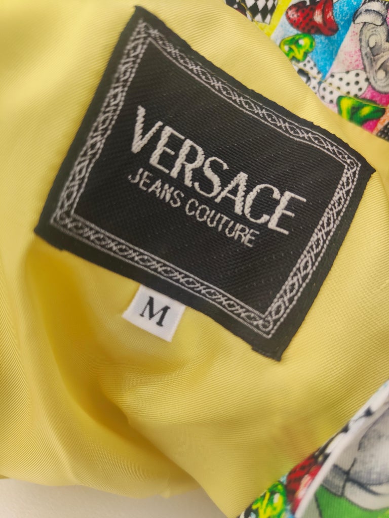 Versace iconic multicoloured cotton vest For Sale at 1stDibs