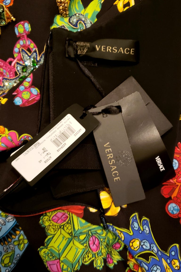 VERSACE INVERTED HEART JEWEL EMBELLISHED DRESS as seen on Naomi 40 - 4 ...