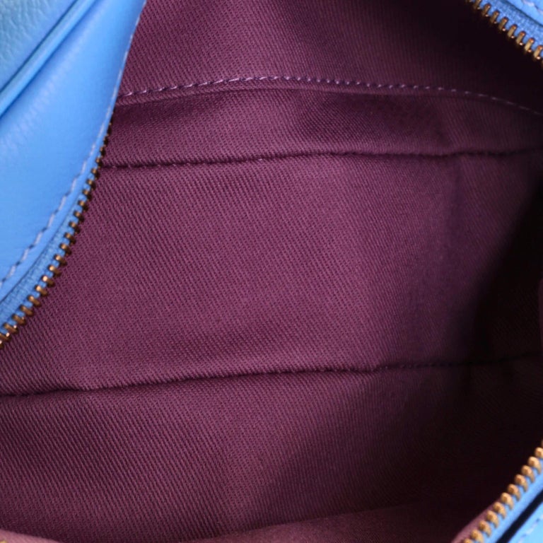 Versace La Medusa Flap Pocket Camera Bag Leather Small For Sale at 1stDibs