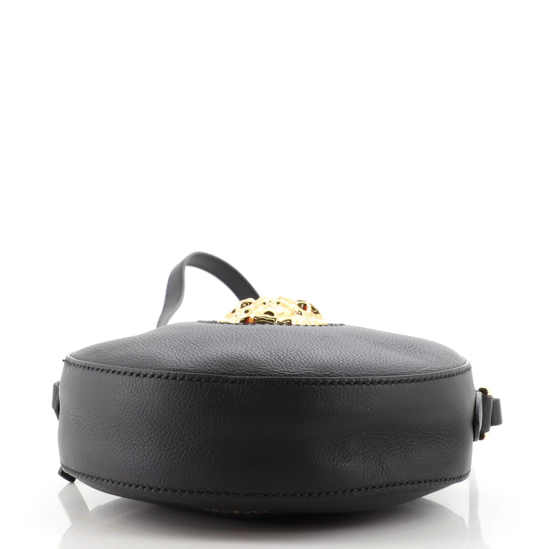Versace La Medusa Round Camera Bag Leather Small at 1stDibs
