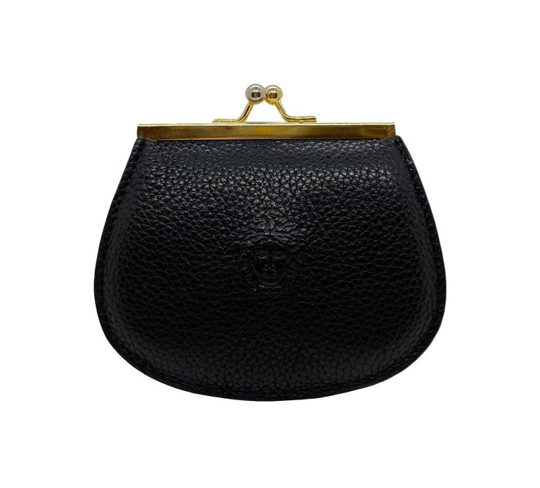 Versace Leather Medusa Coin Purse, Italy 1993. at 1stDibs | versace ...