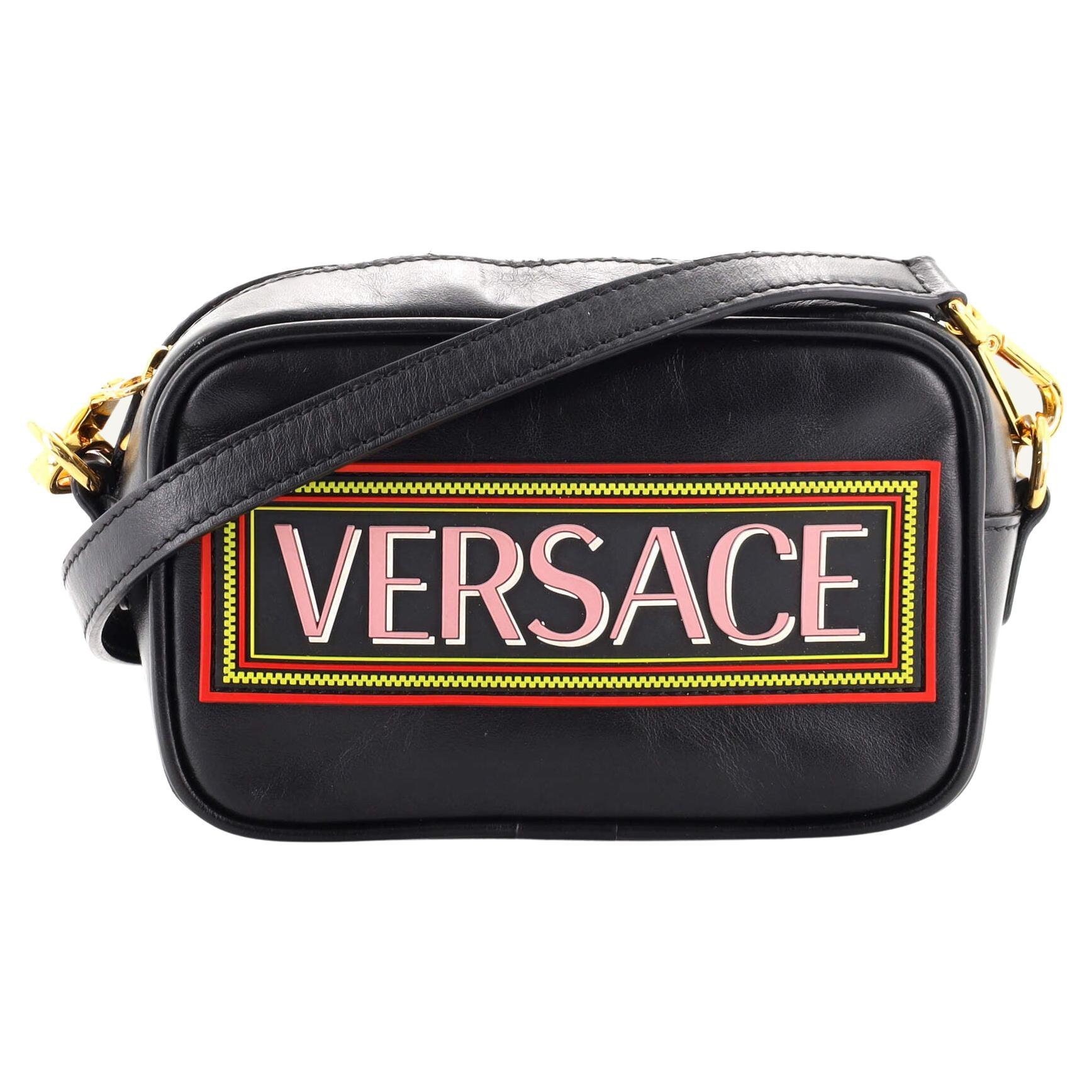 Versace Icon Flat Crossbody Bag Quilted Leather at 1stDibs | versace ...