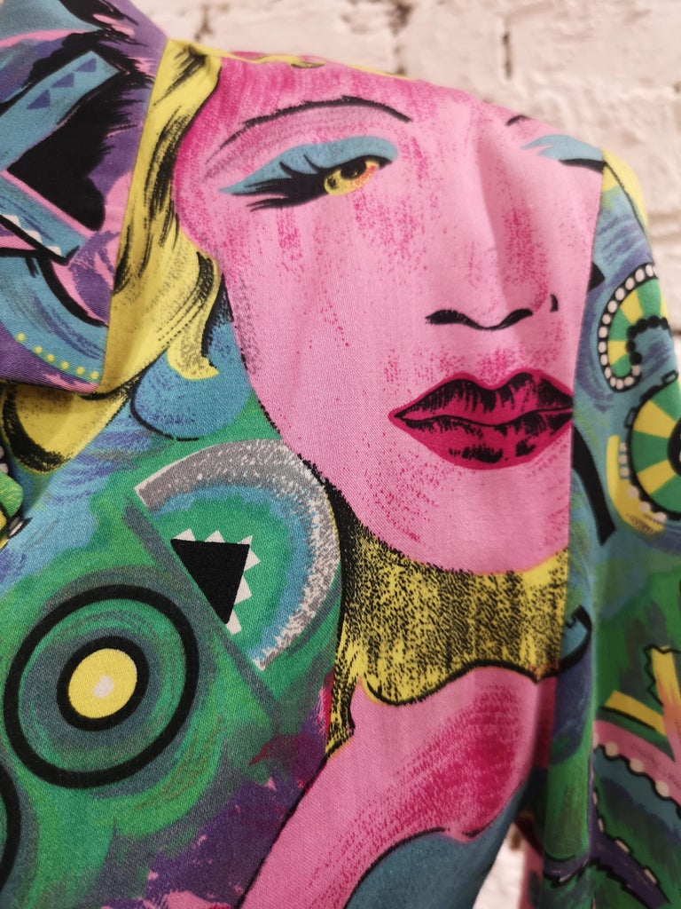 Versace Marilyn Monroe Betty Boop Cartoon Blazer Jacket at 1stDibs