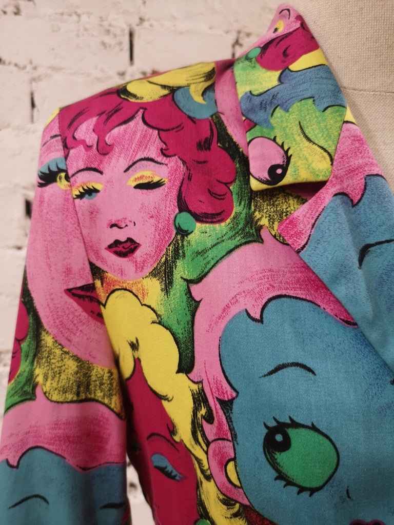 Versace Marilyn Monroe Betty Boop Cartoon Blazer Jacket at 1stDibs