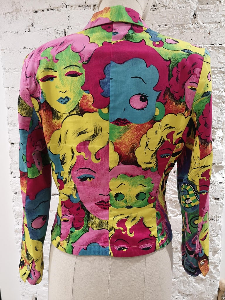 Versace Marilyn Monroe Betty Boop Cartoon Blazer Jacket at 1stDibs