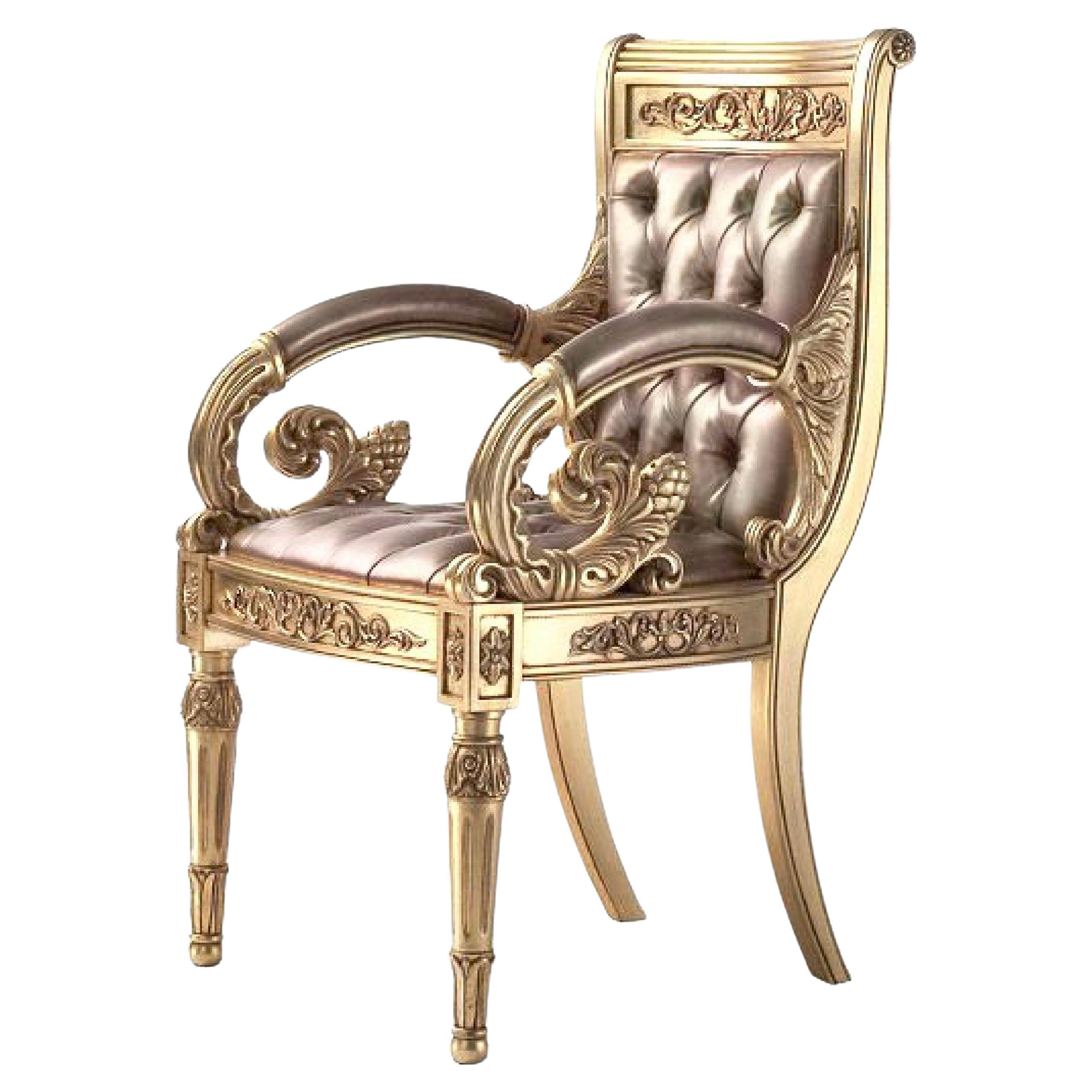 Pair of Versace Home Collection Armchairs at 1stDibs