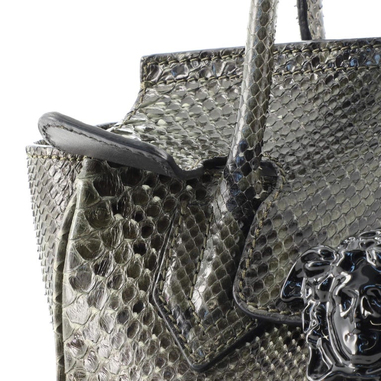 Versace Palazzo Empire Bag Python Medium at 1stDibs