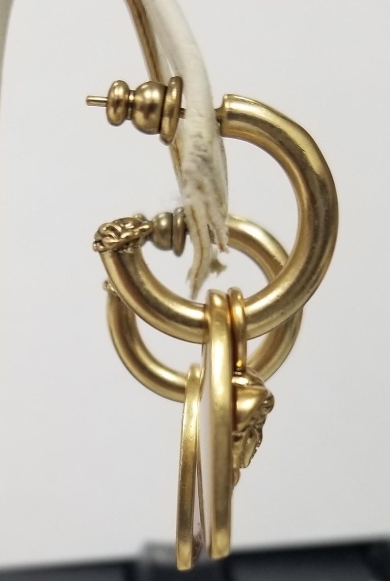 Versace Red Heart Love Versace Earrings at 1stDibs | versace heart ...