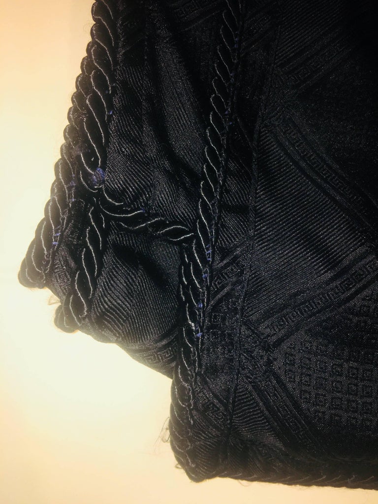 Versace Rope Edge Square Scarf at 1stDibs