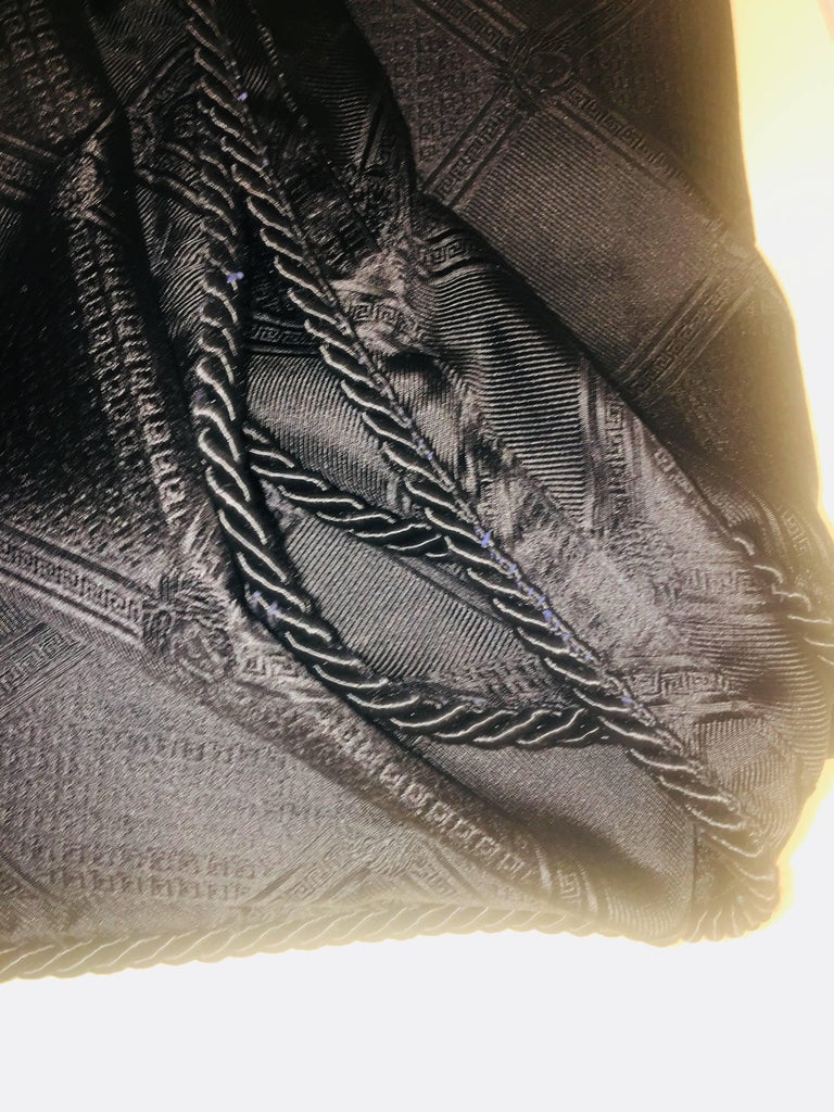 Versace Rope Edge Square Scarf at 1stDibs